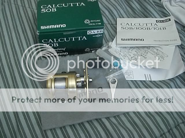shimano calcutta 50b like new with box | Bloodydecks