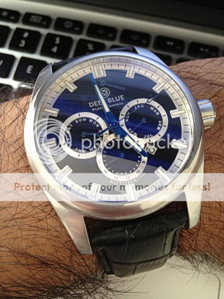 Deep Blue Fleet Admiral gets De-Blinged. Not the first time I take it ...